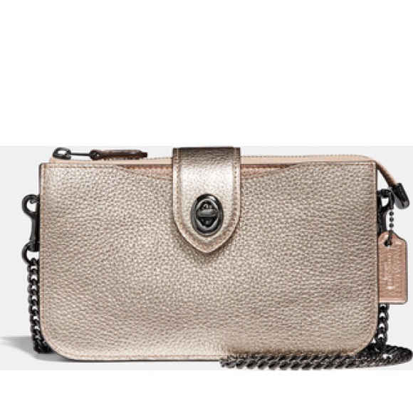 Coach | Bags | Coach Gold Purse | Poshmark